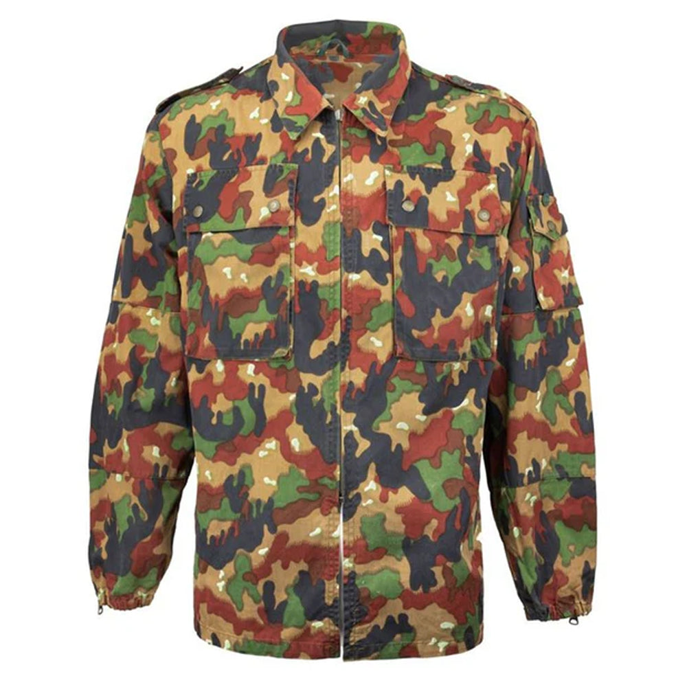 Original Swiss Camo (Alpenflage) M83 Field Jacket – The Outdoor Gear Co.
