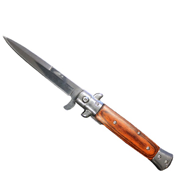 Stiletto Style Folding Knife brown – The Outdoor Gear Co.